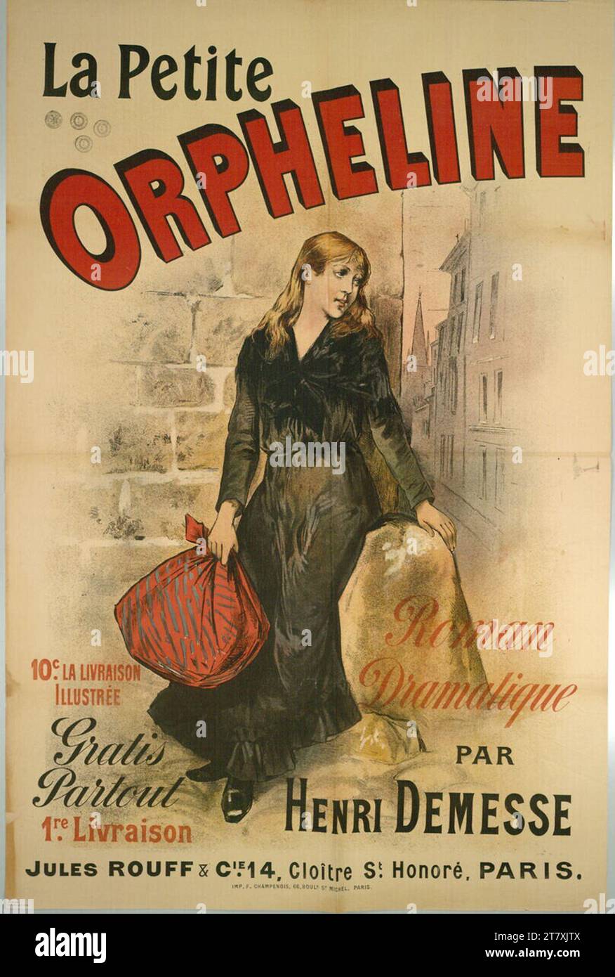 Anonym The small orphan; By Henri remains; Jules Rouff & Cie., Paris ...