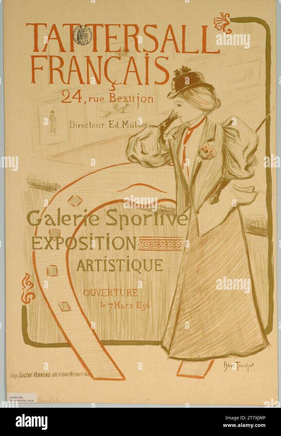 Louis Abel-Truchet TATTERSALL FRANCAIS; 1896. Color 1896 , 1896 Stock ...