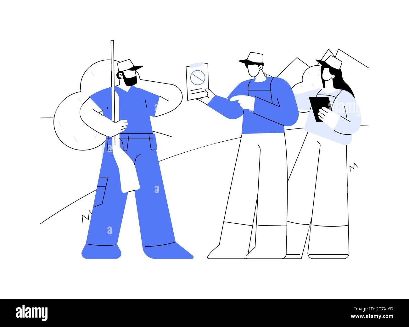 Control hunting abstract concept vector illustration Stock Vector Image ...