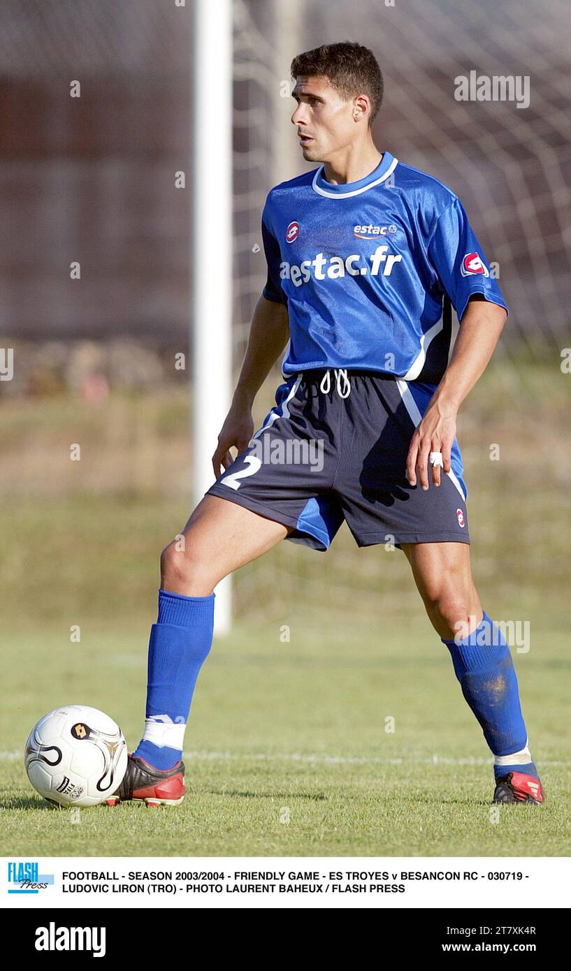 FOOTBALL - SEASON 2003/2004 - FRIENDLY GAME - ES TROYES v BESANCON RC ...