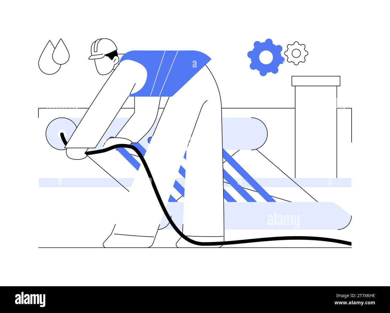 Solar water heater abstract concept vector illustration Stock Vector ...