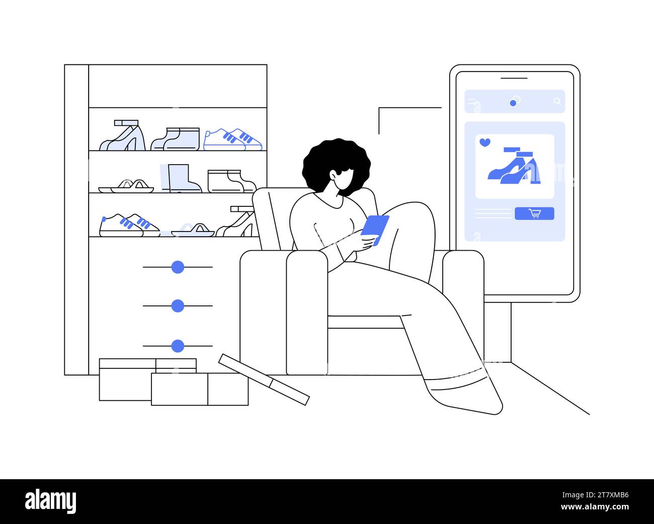 Consumerism abstract concept vector illustration Stock Vector Image ...