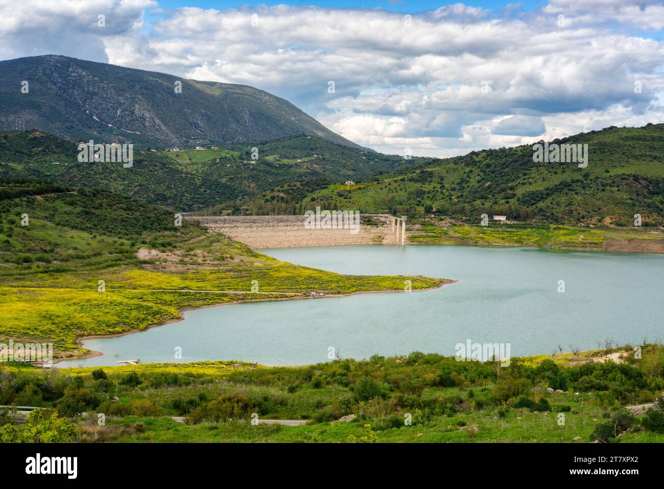 Zahara de la sierra water reservoir dam hi-res stock photography and ...
