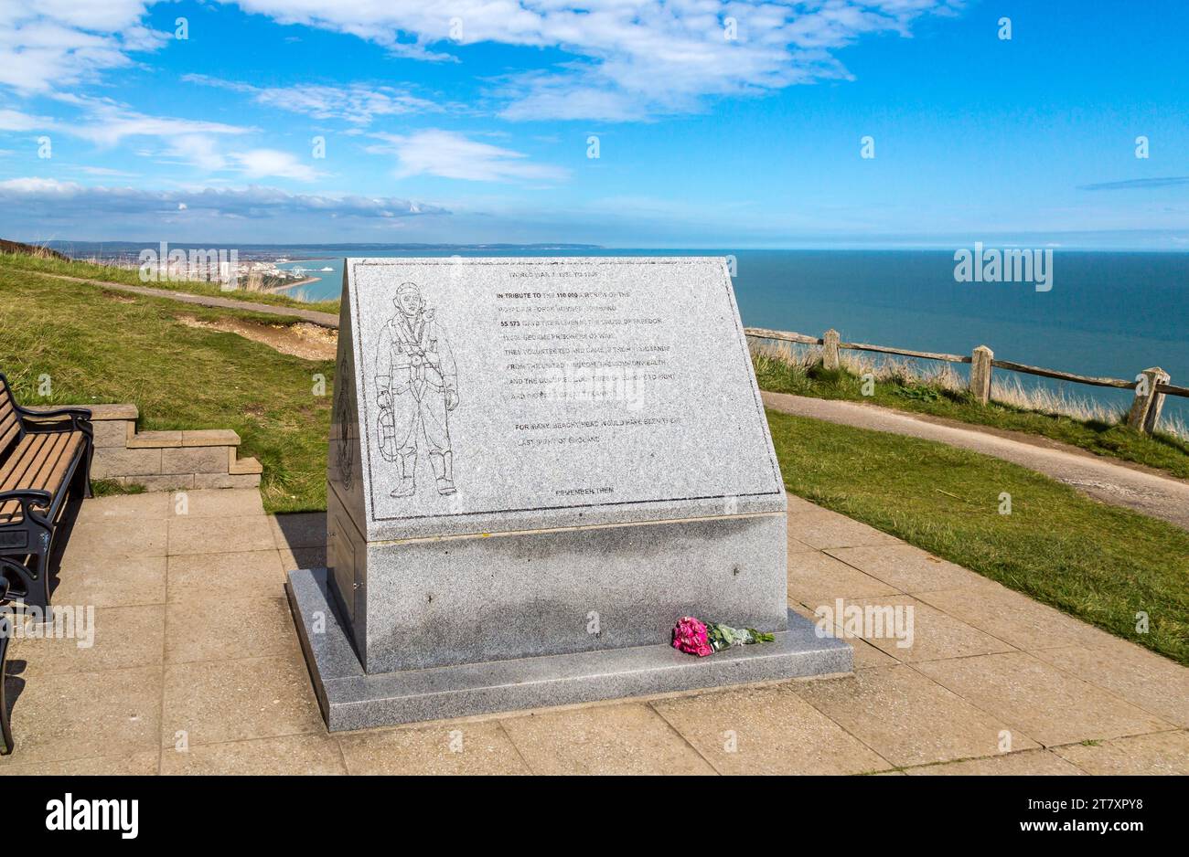 RAF Bomber Command Memorial, erected in 2012 to commemorate the 110000 ...