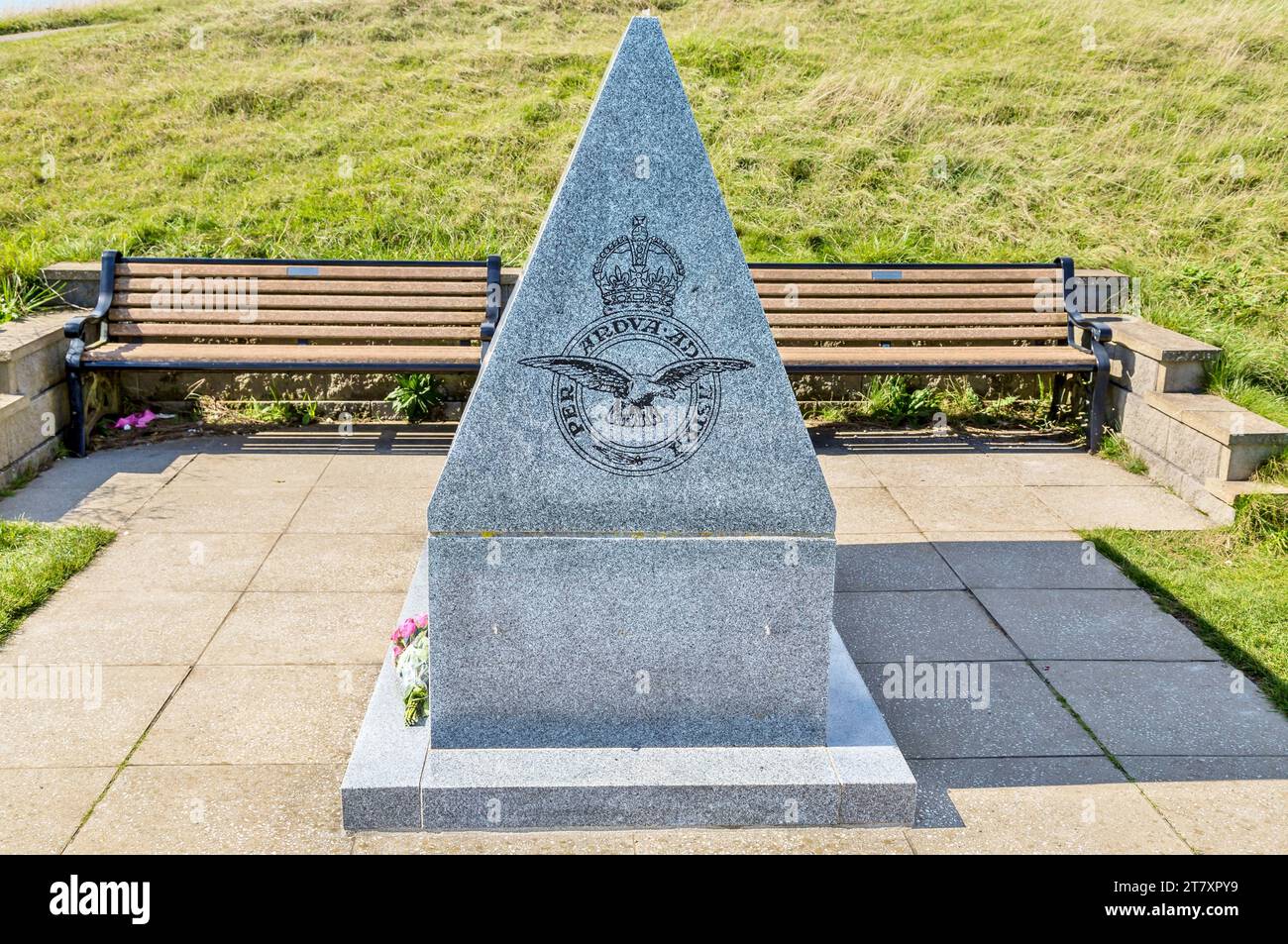 RAF Bomber Command Memorial, erected in 2012 to commemorate the 110000 ...