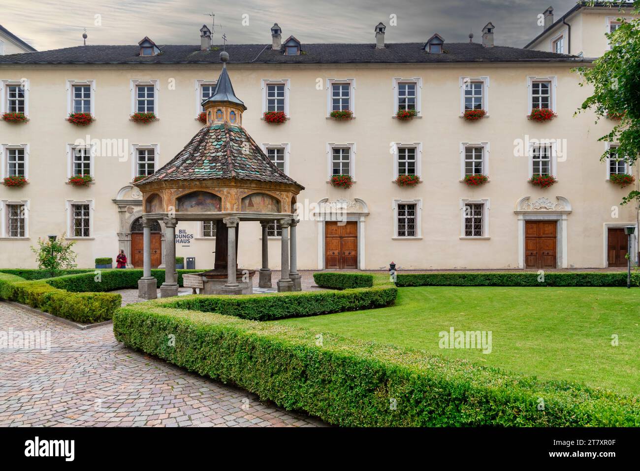 Neustift convent courtyard hi-res stock photography and images - Alamy