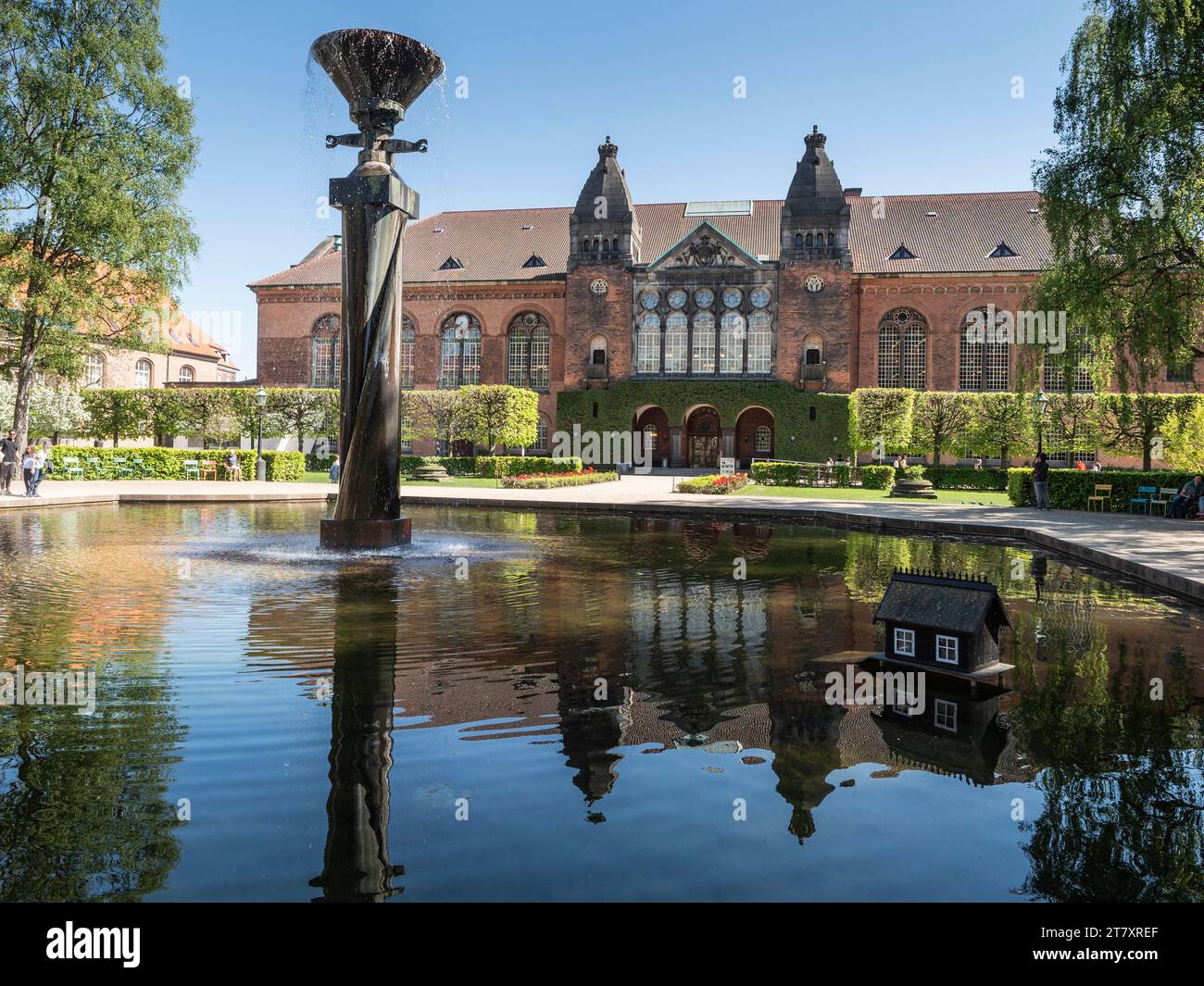 Royal Library Gardens, Copenhagen, Denmark, Scandinavia, Europe Stock ...