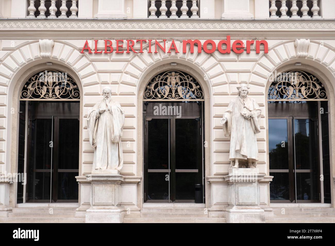 Facade of the Albertina Modern art gallery (formerly Kunstlerhaus ...
