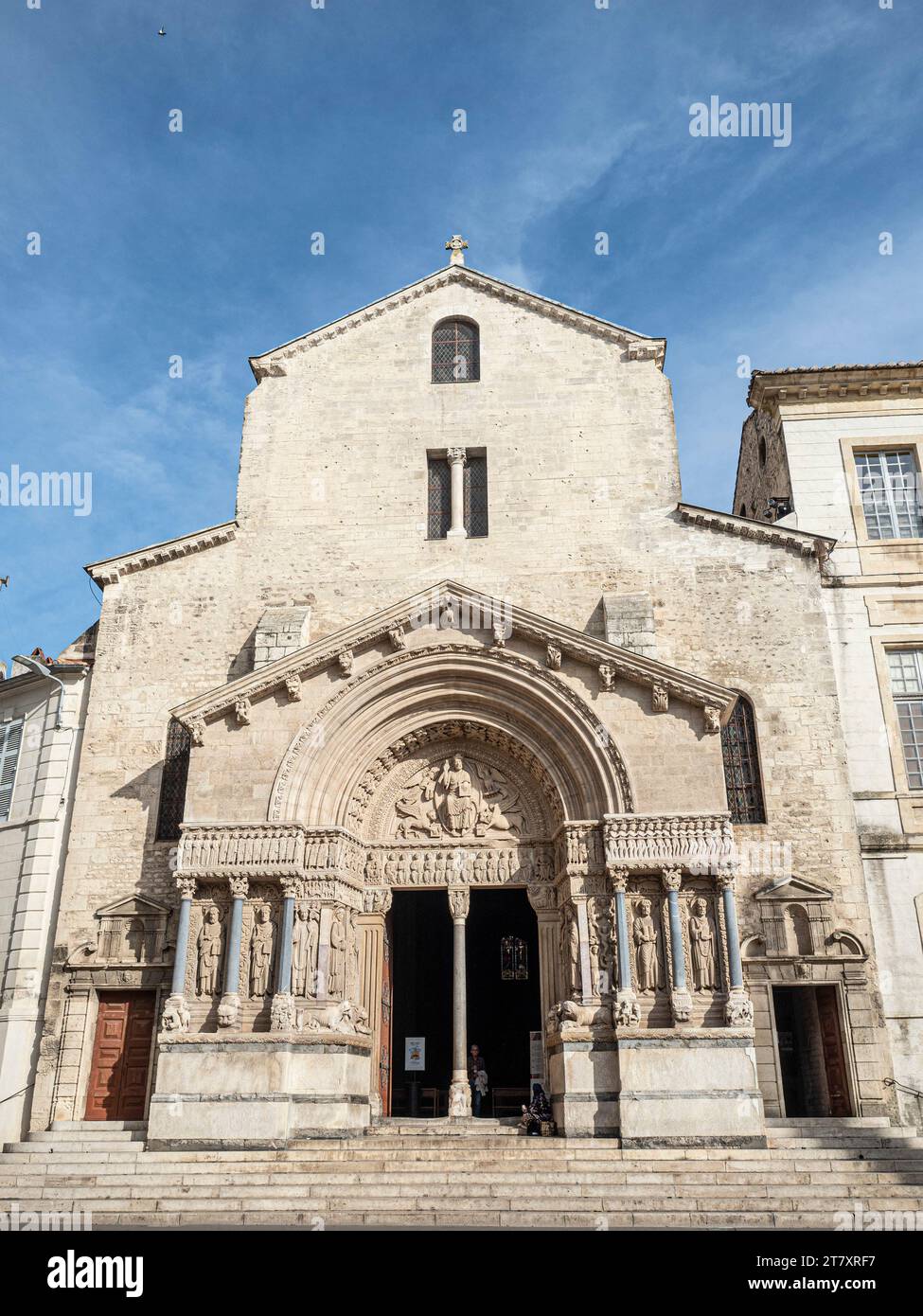 Church of St. Trophime, Place de la Republique, Arles, Provence, France ...