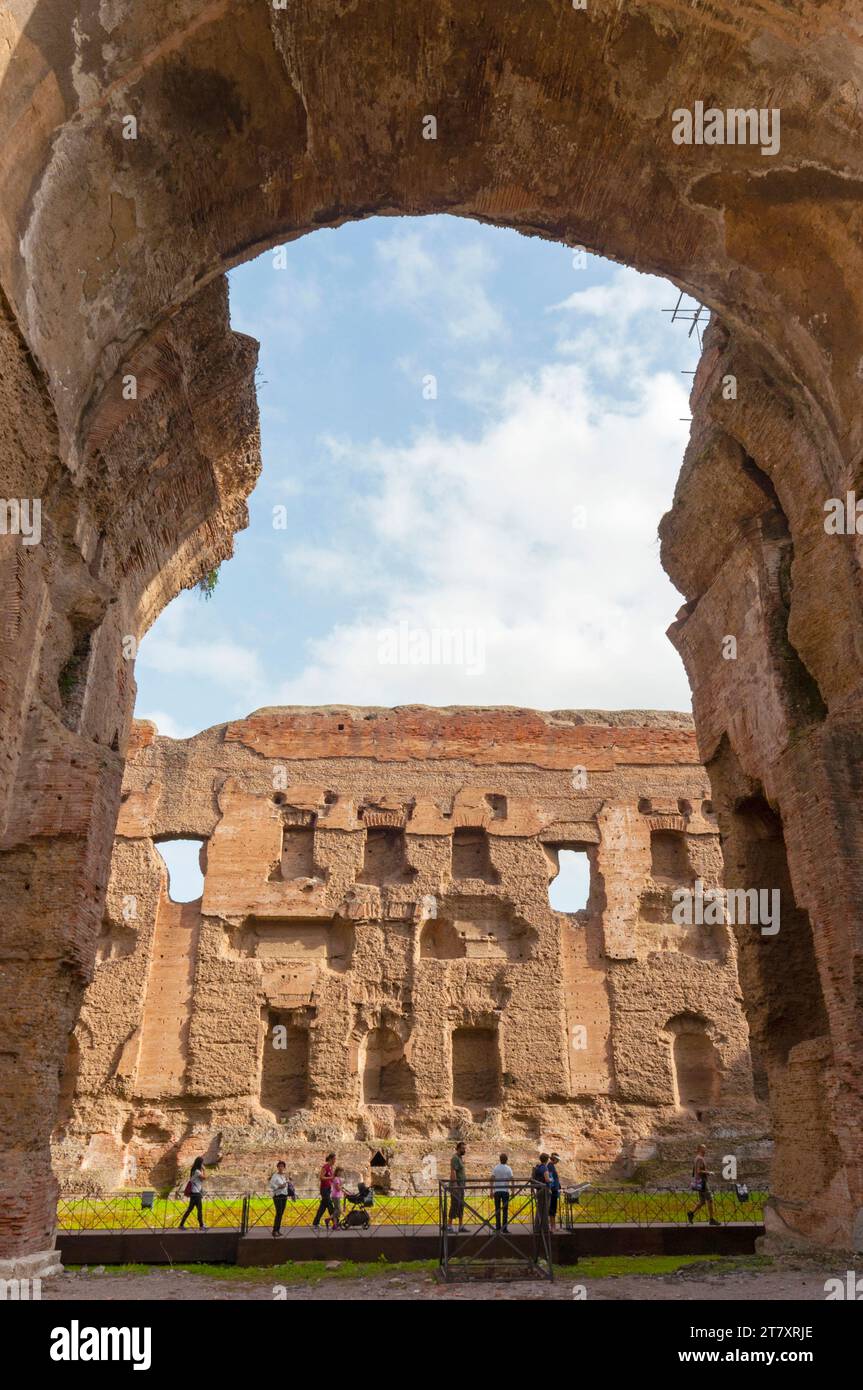 Natatio (Swimming pool), Baths of Caracalla, UNESCO World Heritage Site ...