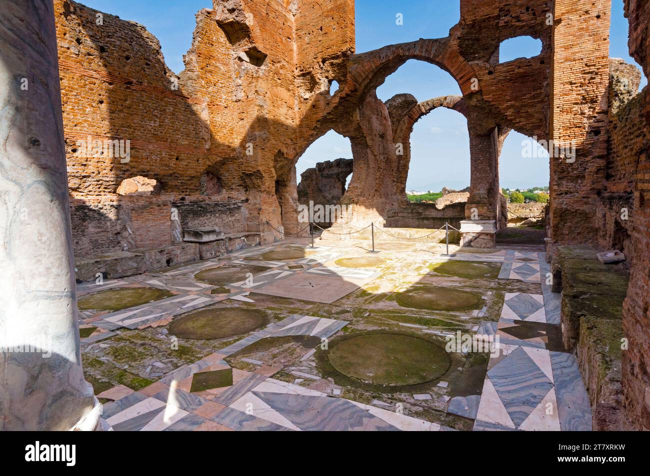 Frigidarium, Baths, Roman Villa of Quintilii, Appian Way, Rome, Latium ...