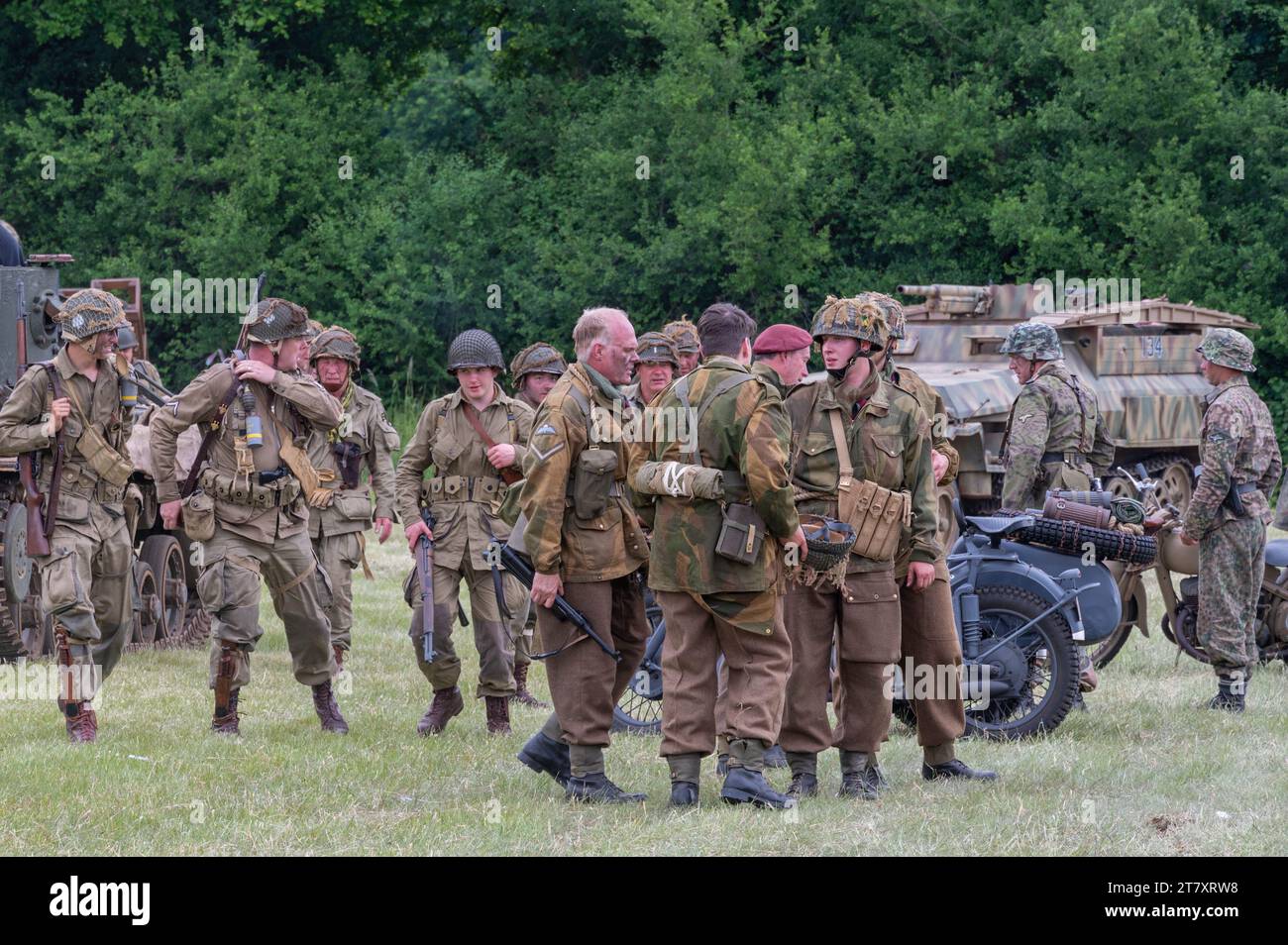 Operation Overlord Jubilee show 2022 at Denmead, Hampshire, England, UK ...