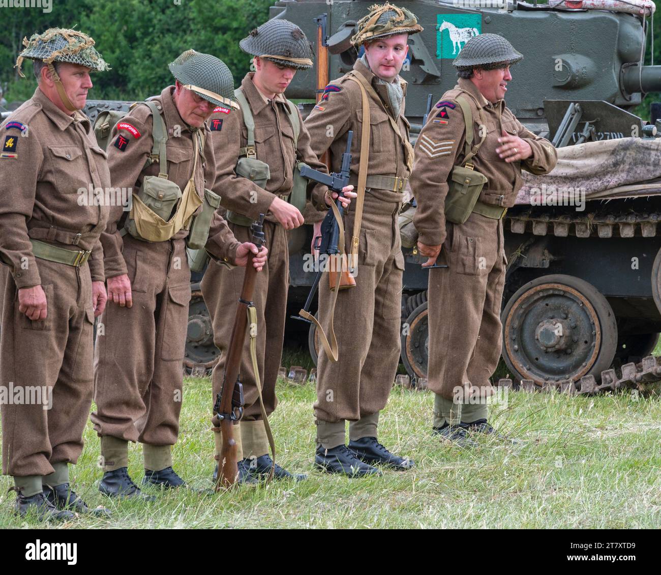 Operation Overlord Jubilee show 2022 at Denmead, Hampshire, England, UK ...