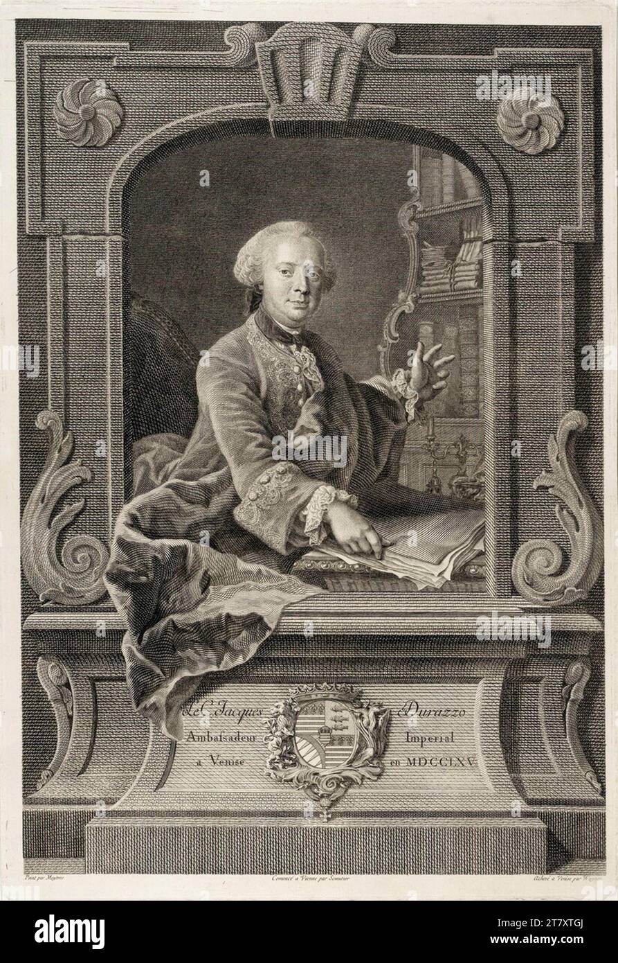 Jacob Matthias Schmutzer Count Giacomo Durazzo, Imperial Ambassador in ...