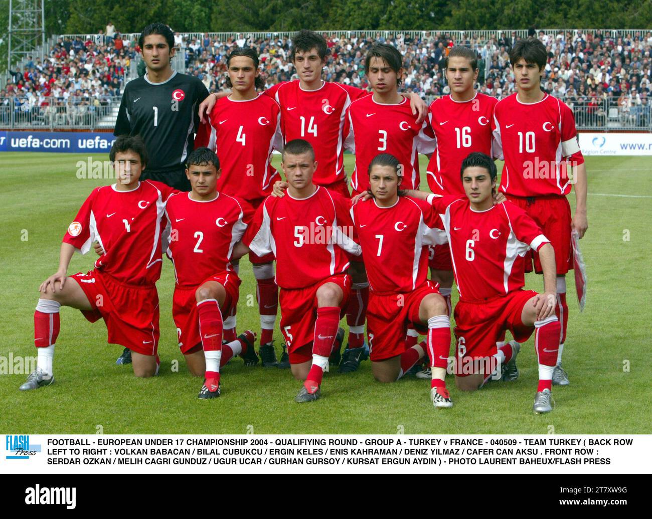 FOOTBALL - EUROPEAN UNDER 17 CHAMPIONSHIP 2004 - QUALIFIYING ROUND - GROUP A - TURKEY v FRANCE ...