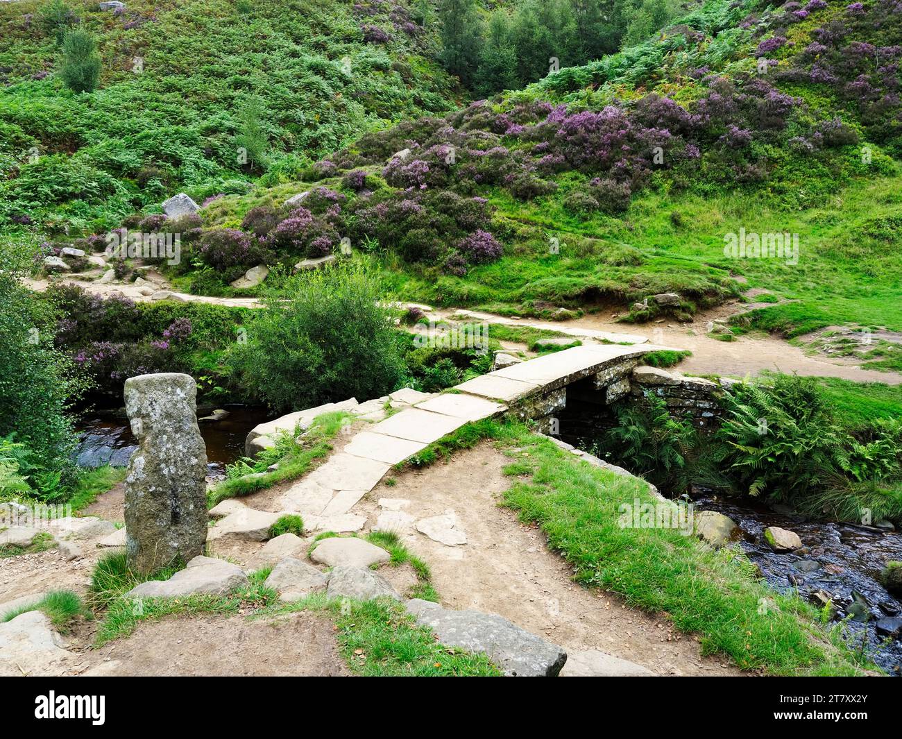 Bronte Bridge on Haworth Moor, Yorkshire, England, United Kingdom ...