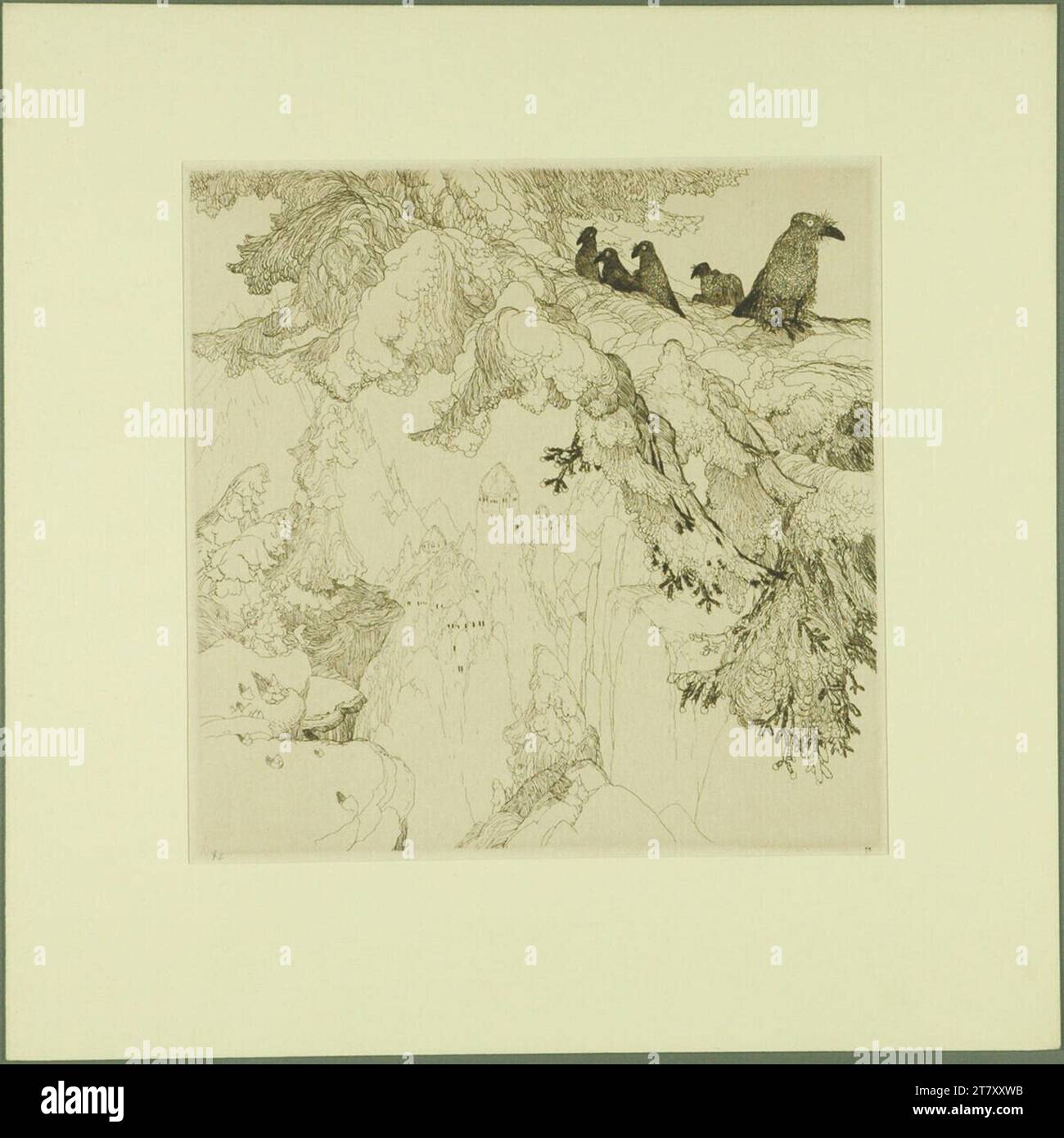 Wenzel Hablik Creating forces; "Beginning" means "ending" this in turn ...