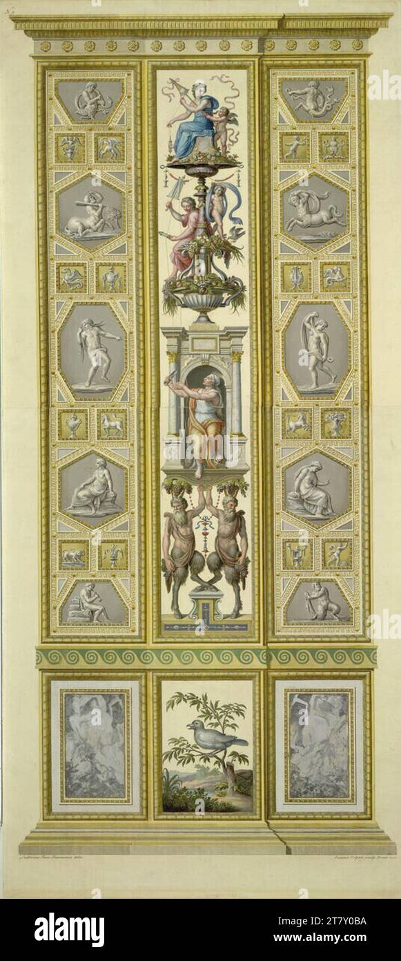 Giovanni Volpato (Engraver) Raphael loggias in the Vatican: Pilastro ...