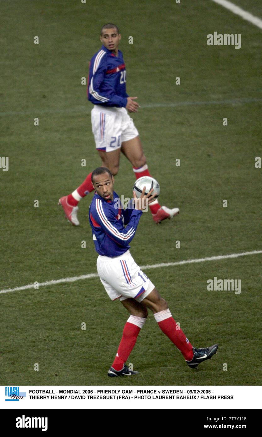 Thierry henry and david trezeguet hi-res stock photography and images ...