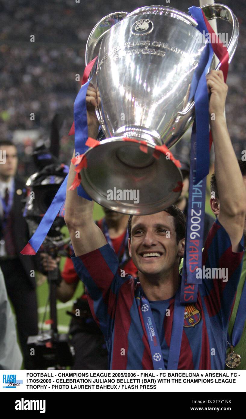 2006 champions league final trophy hi-res stock photography and images ...