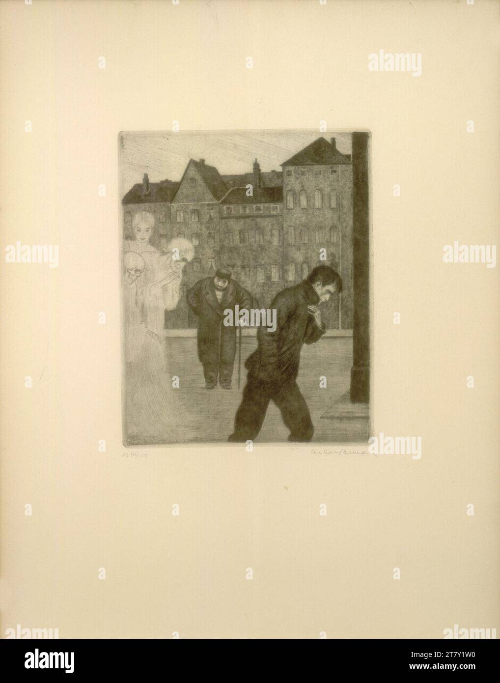 Arthur Paunzen Six etchings to Dostojewskis Raskolnikow - sheet 4 ...