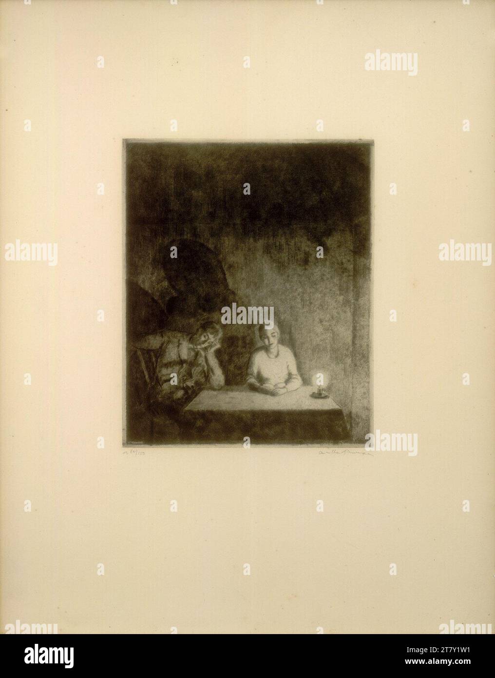 Arthur Paunzen Six etchings to Dostojewskis Raskolnikow - sheet 5 ...