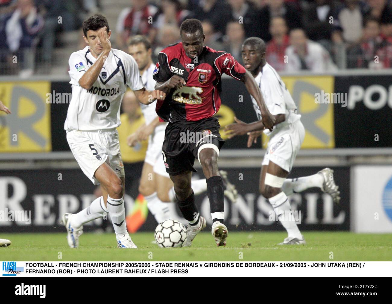 FOOTBALL - FRENCH CHAMPIONSHIP 2005/2006 - STADE RENNAIS v GIRONDINS DE ...