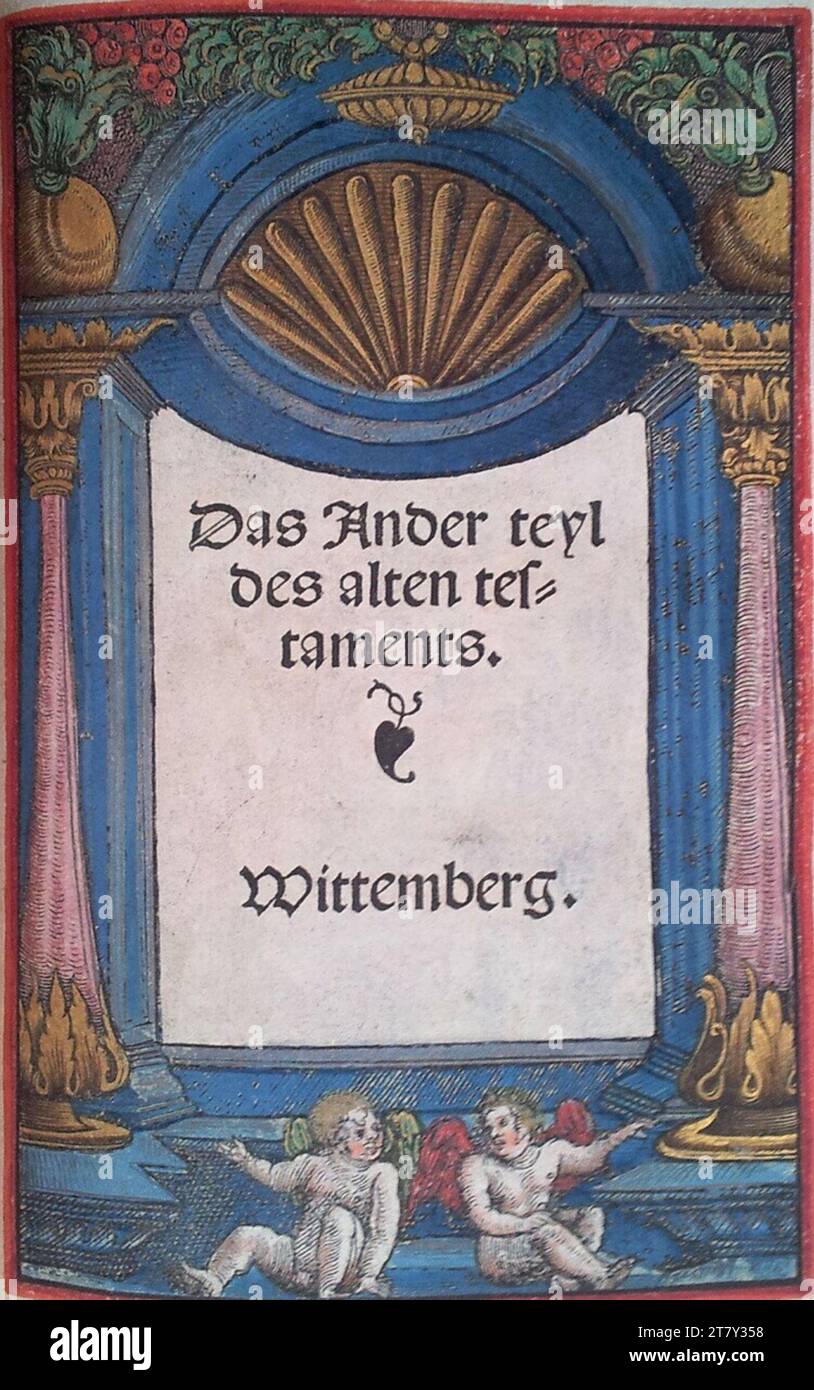 Georg Lemberger Old Testament (Luther-Bible): Titleblatt Altes ...