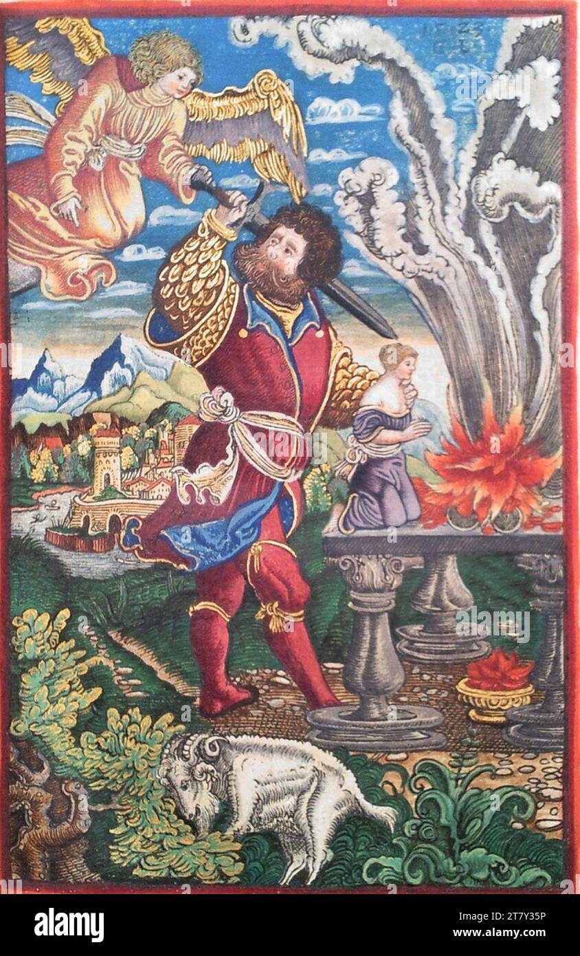Georg Lemberger Old will (Luther Bible): The sacrifice of Isaak (1st ...