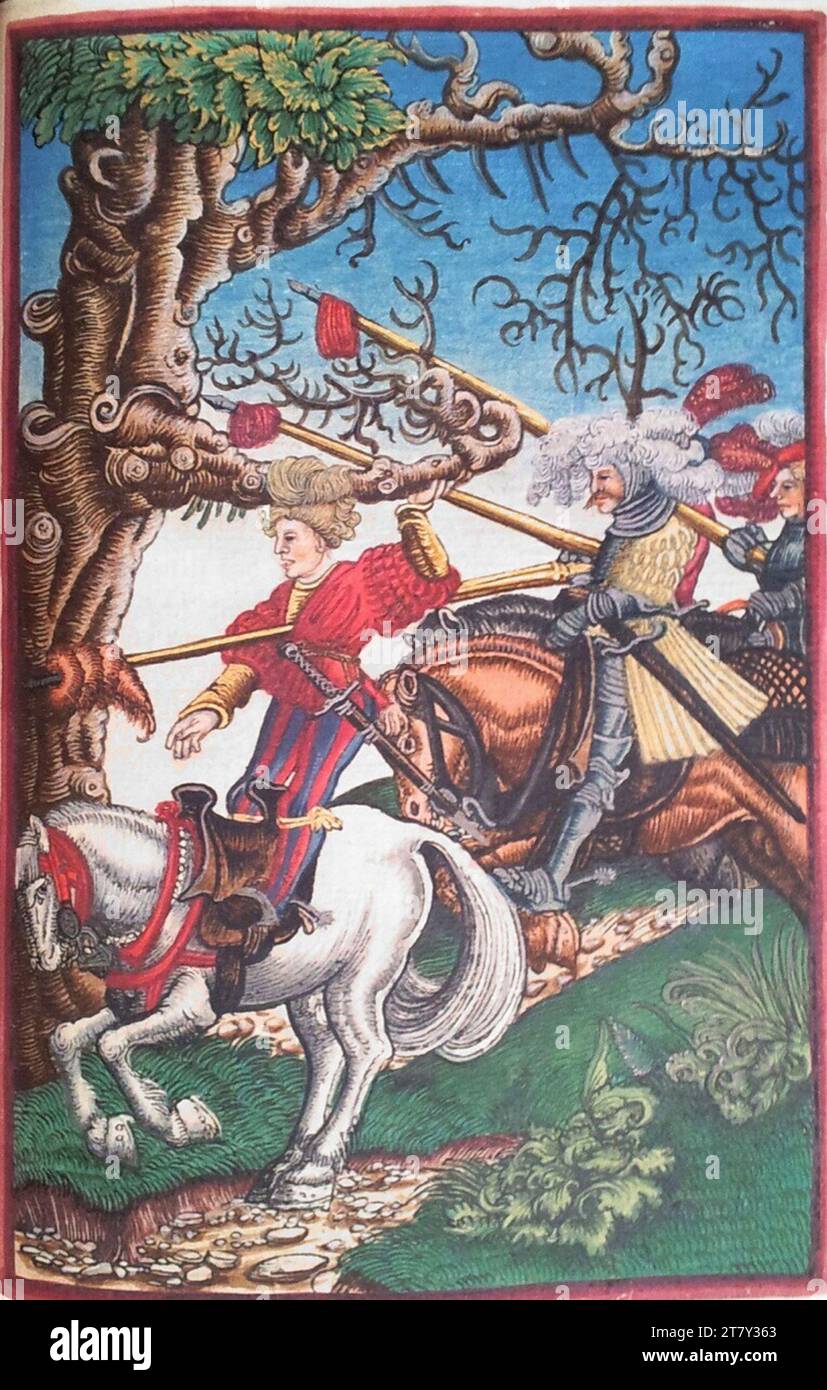 Georg Lemberger Old will (Luther-Bible): Absalom's death (2 Samuel 18 ...