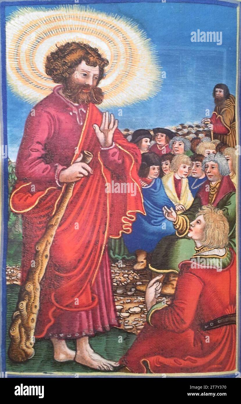 Georg Lemberger New Testament (Luther-Bible): Judas Thaddäus (letter ...