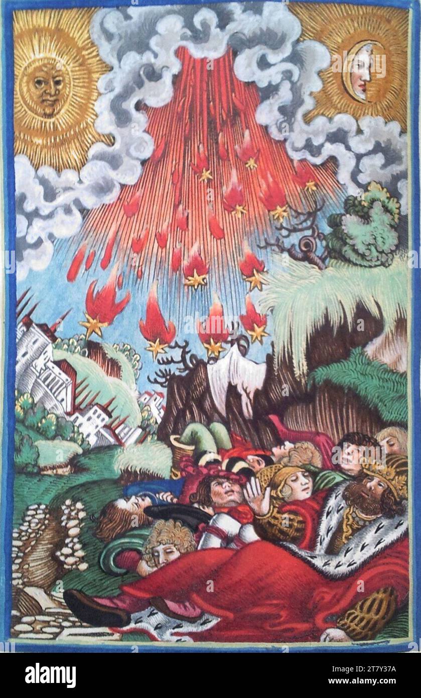 Georg Lemberger New Testament (Luther-Bible): opening of the sixth seal ...