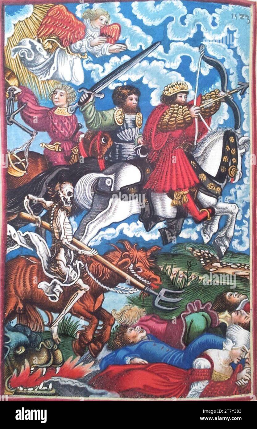 Georg Lemberger New Testament (Luther-Bible): Opening of the first four ...