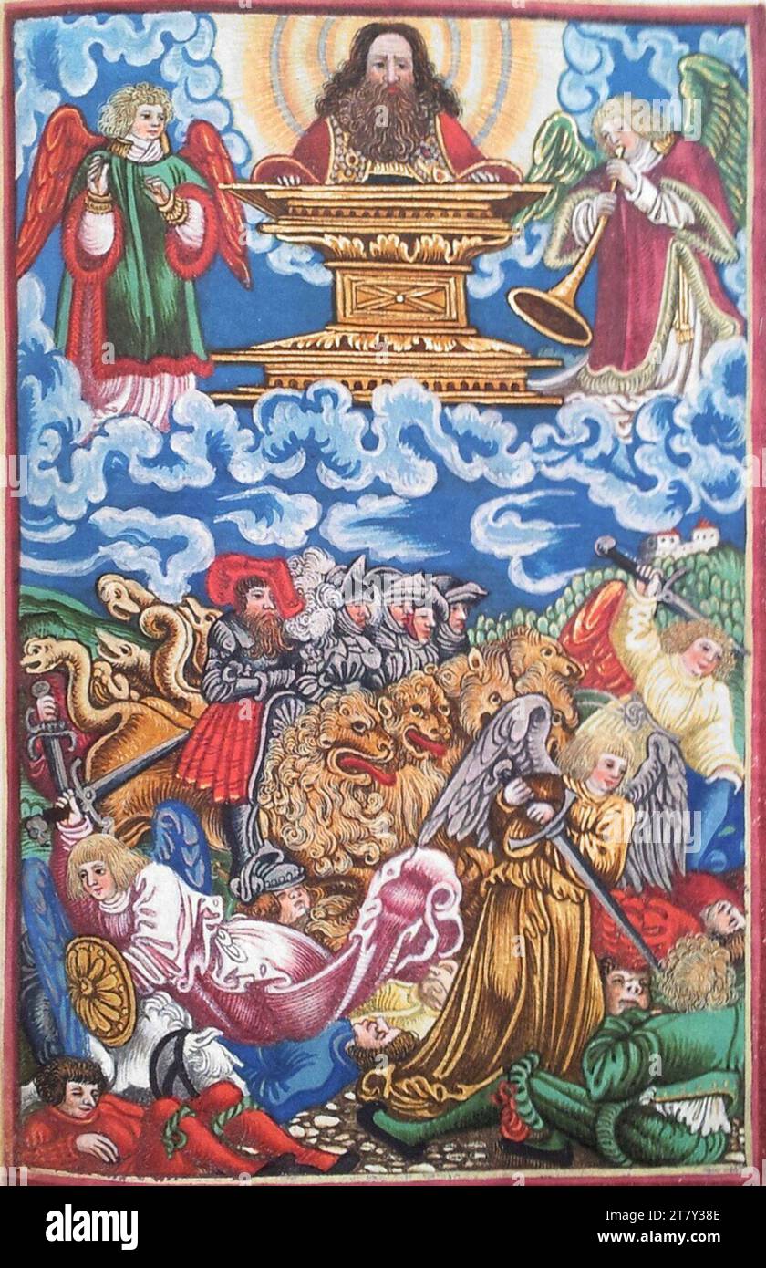 Georg Lemberger New Testament (Luther-Bible): The sixth trombone ...
