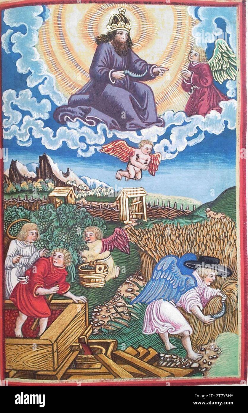 Georg Lemberger New Testament (Luther-Bible): The Harvest of the earth ...