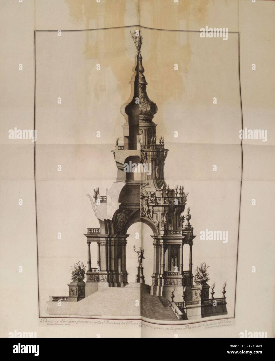 Giuseppe Vasi Narration of the solemn real parties made to celebrate in ...