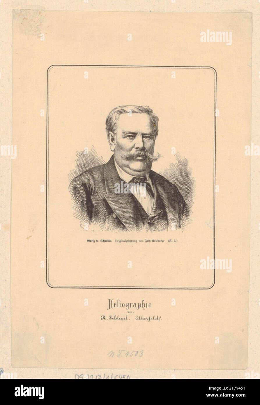 Moritz von Schwind (Dargestellte Person(en) Portrait Moritz von Schwind ...