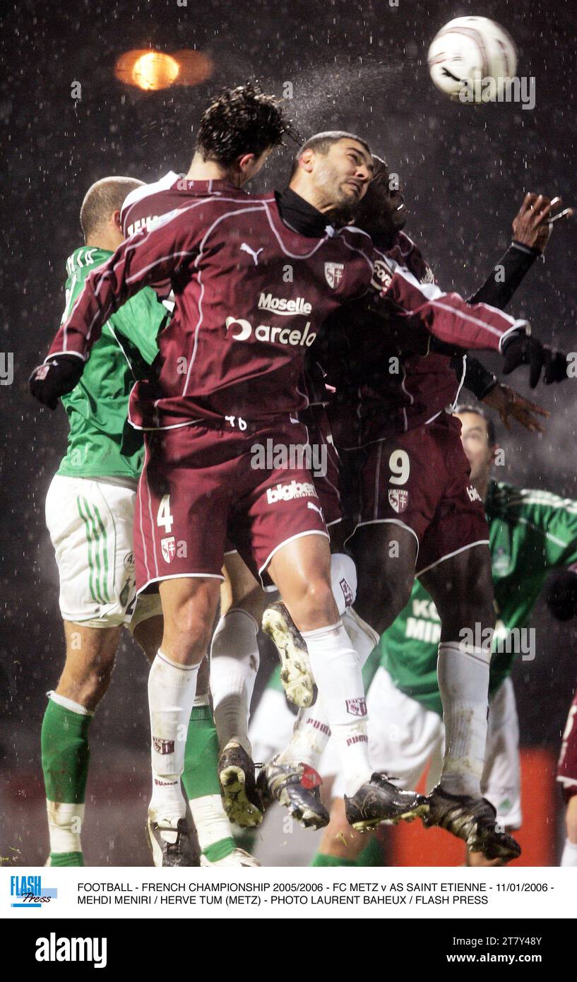 FOOTBALL - FRENCH CHAMPIONSHIP 2005/2006 - FC METZ v AS SAINT ETIENNE ...