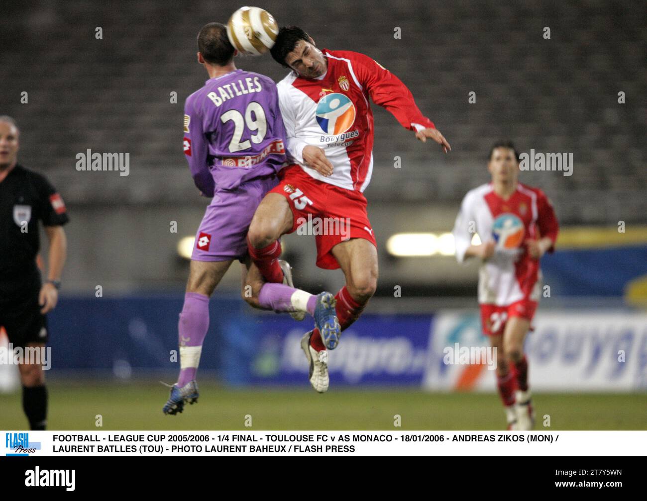 FOOTBALL - LEAGUE CUP 2005/2006 - 1/4 FINAL - TOULOUSE FC v AS MONACO ...