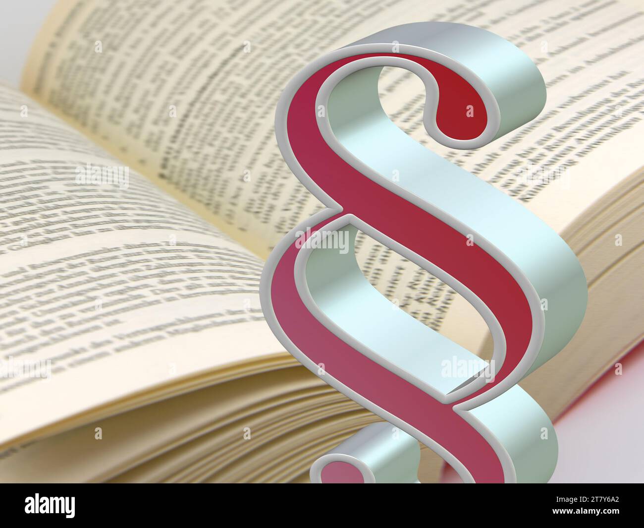 Paragraph before a law book Stock Photo - Alamy