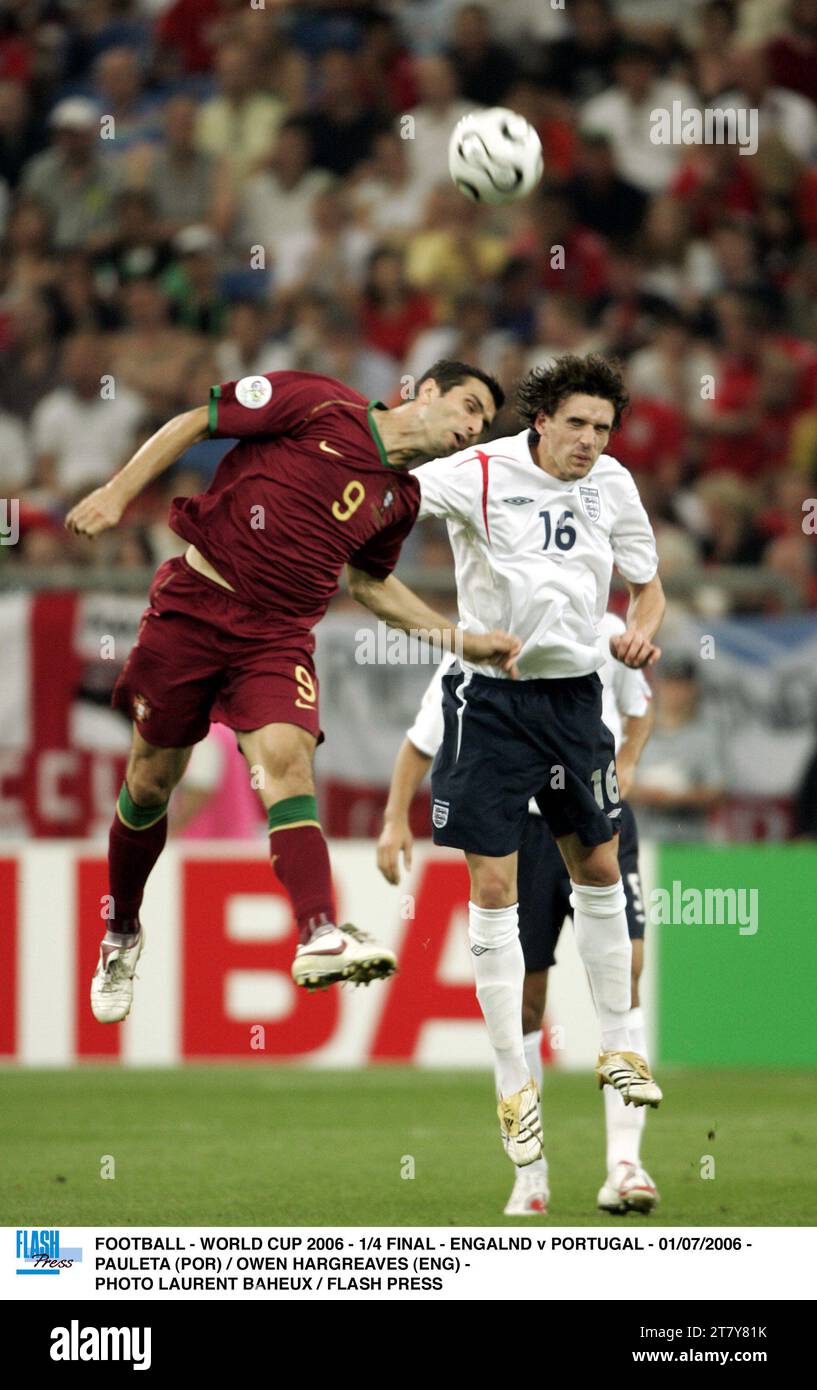 FOOTBALL - WORLD CUP 2006 - 1/4 FINAL - ENGALND v PORTUGAL - 01/07/2006 ...
