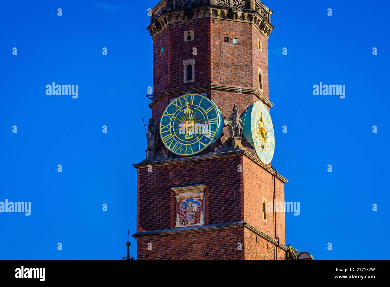 Wroclaw town hall clock tower hi-res stock photography and images - Alamy