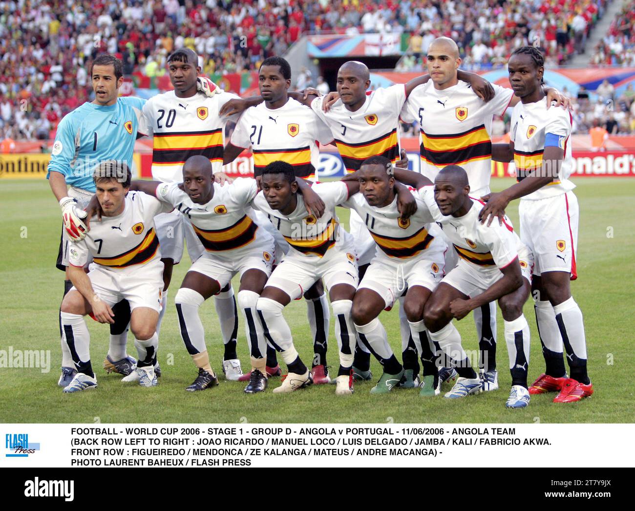 FOOTBALL - WORLD CUP 2006 - STAGE 1 - GROUP D - ANGOLA v PORTUGAL - 11 ...