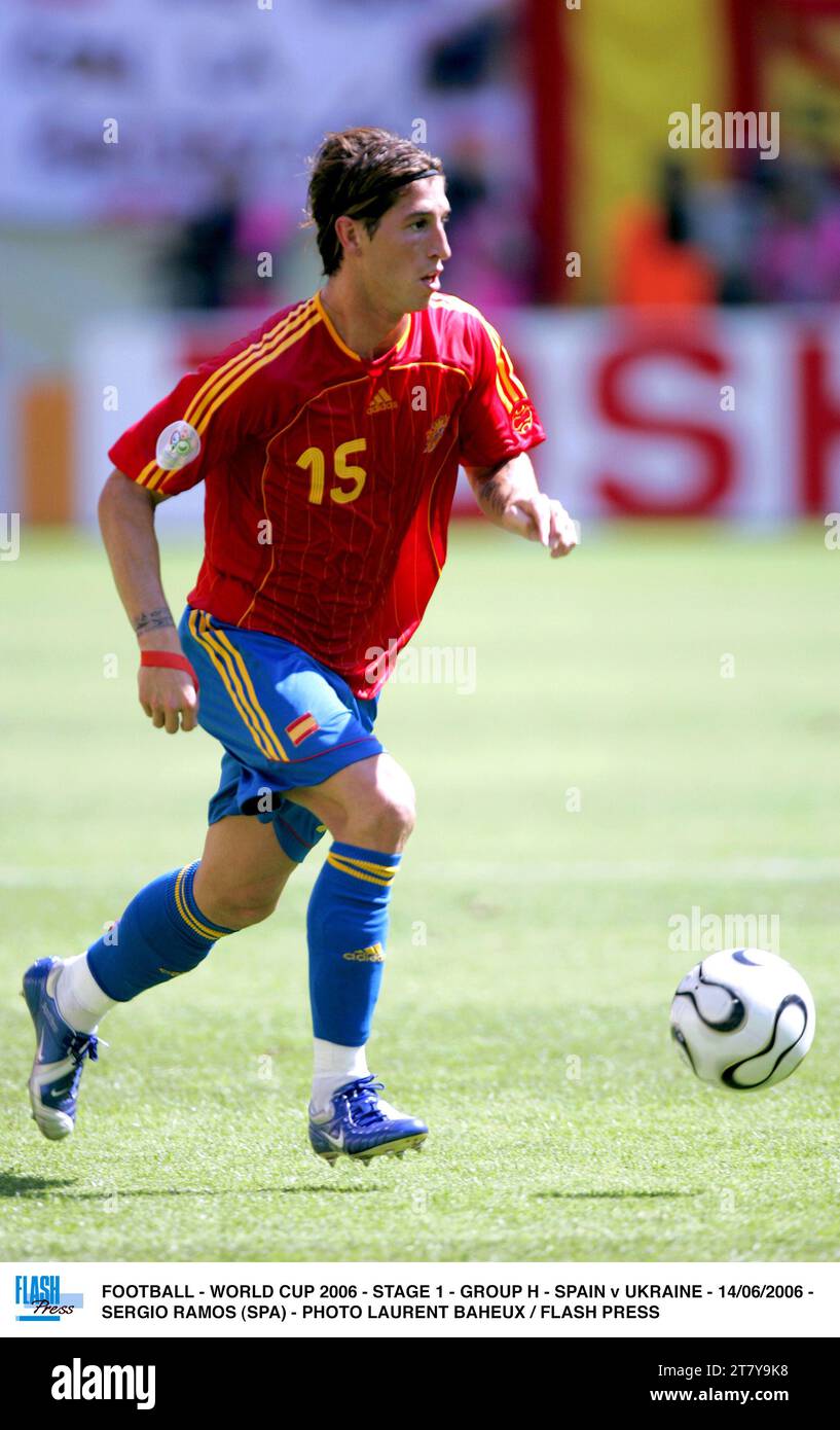 FOOTBALL - WORLD CUP 2006 - STAGE 1 - GROUP H - SPAIN v UKRAINE - 14/06 ...
