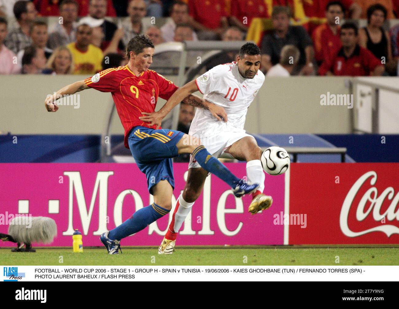 FOOTBALL - WORLD CUP 2006 - STAGE 1 - GROUP H - SPAIN v TUNISIA - 19/06 ...