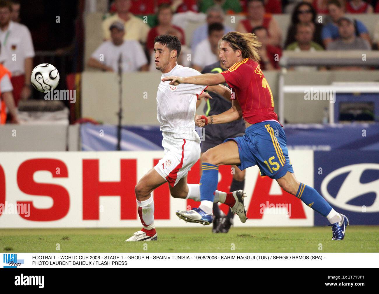 FOOTBALL - WORLD CUP 2006 - STAGE 1 - GROUP H - SPAIN v TUNISIA - 19/06 ...
