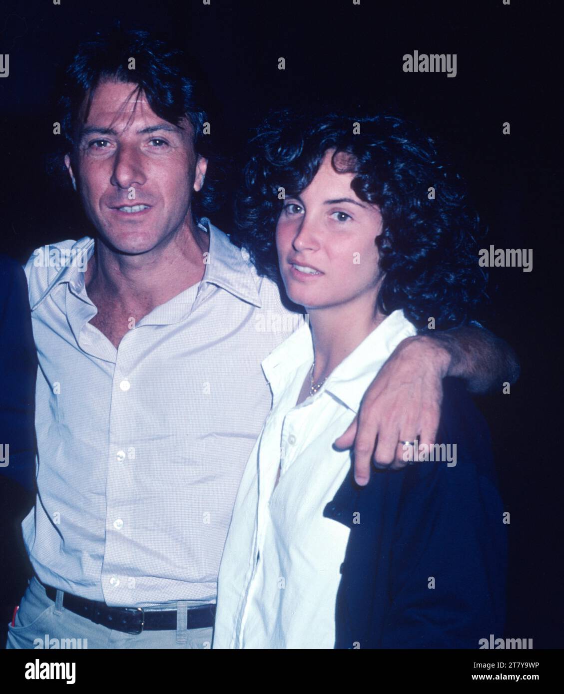 1985 Dustin Hoffman Lisa wife John Barrett/PHOTOlink.net Stock Photo ...