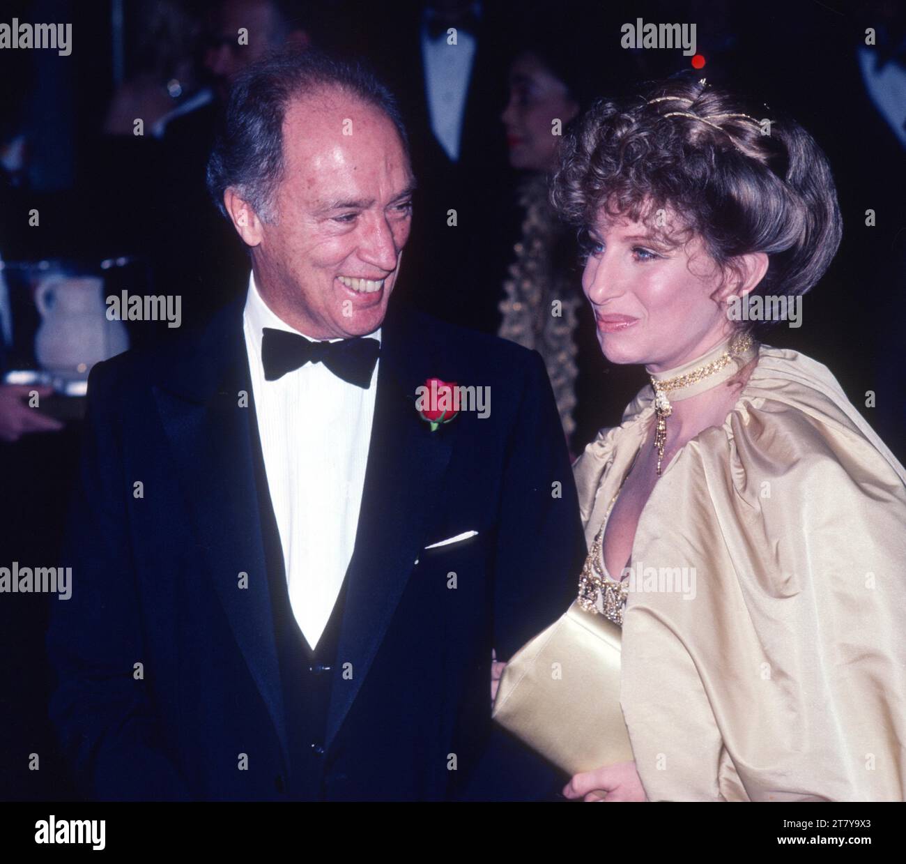 1983 Barbara Streisand Pierre Trudeau John Barrett/PHOTOlink.net Stock ...