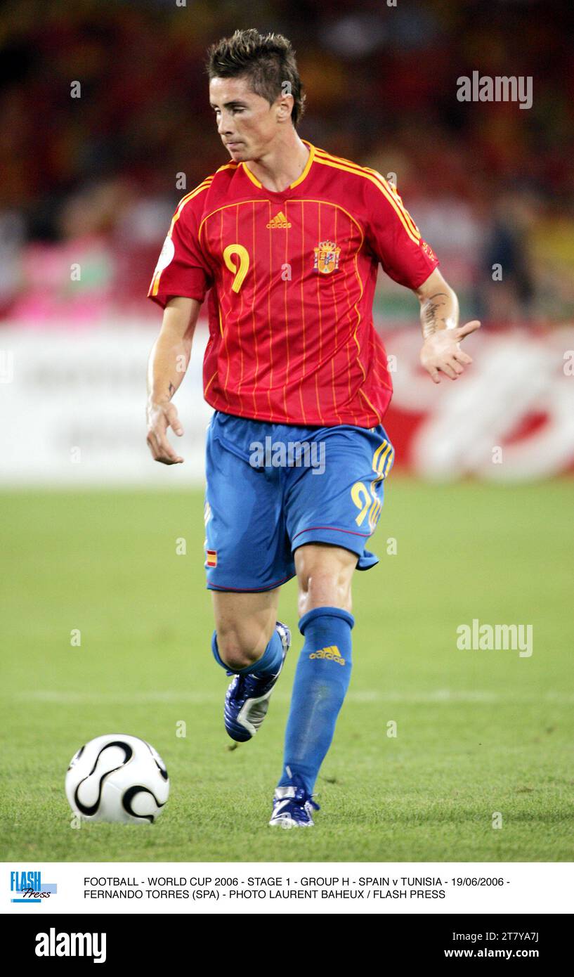 FOOTBALL - WORLD CUP 2006 - STAGE 1 - GROUP H - SPAIN v TUNISIA - 19/06 ...