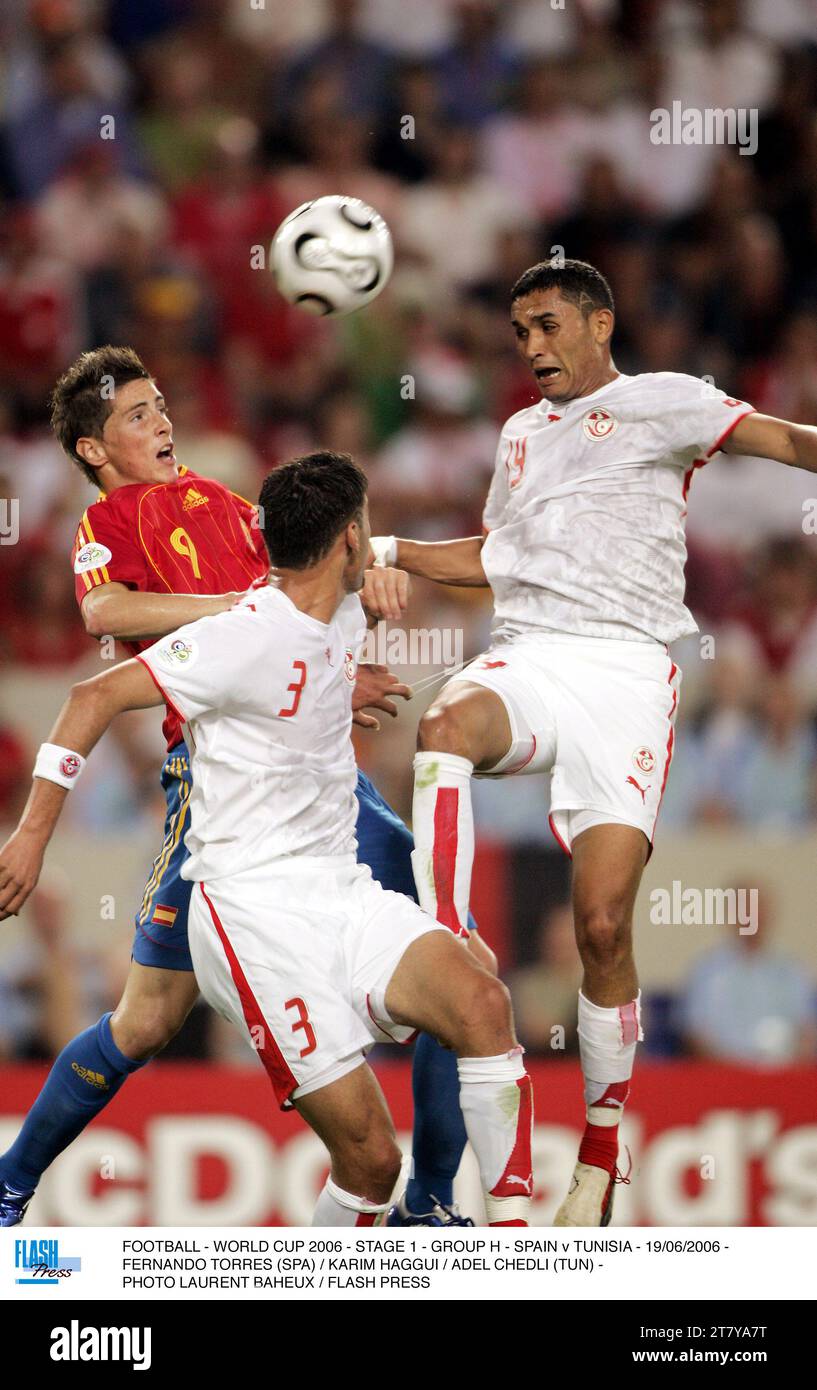 FOOTBALL - WORLD CUP 2006 - STAGE 1 - GROUP H - SPAIN v TUNISIA - 19/06 ...